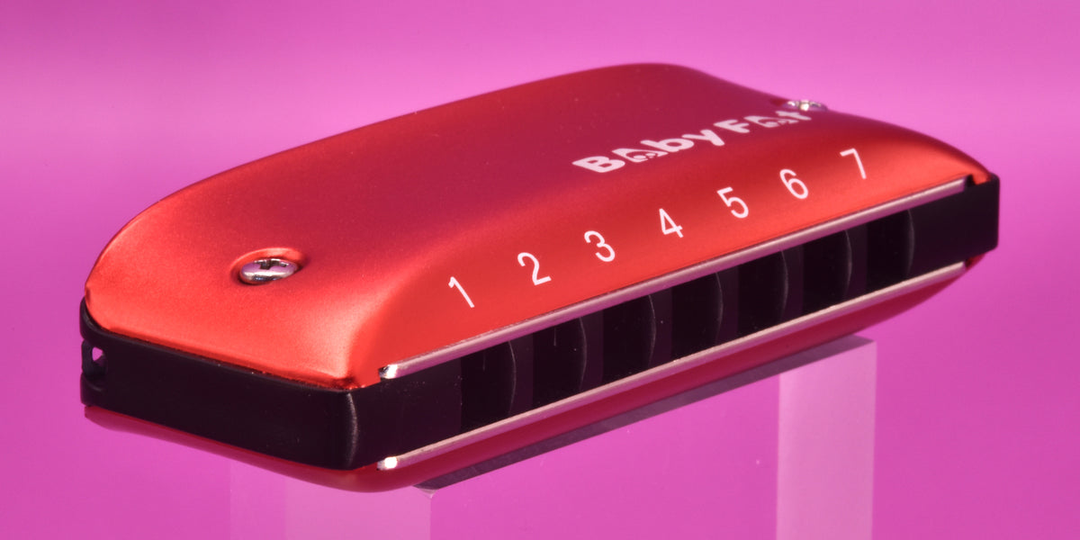 Baby Fat Harmonica by Kongsheng - 7 hole diatonic mini harmonica - £26.99